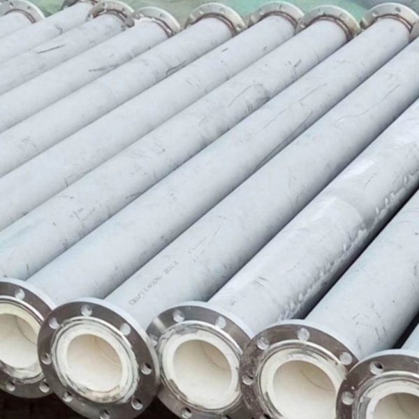 Heat Resistant Ceramic Lined Metal Pipe,Ceramic-lined Pipe, wear and ...